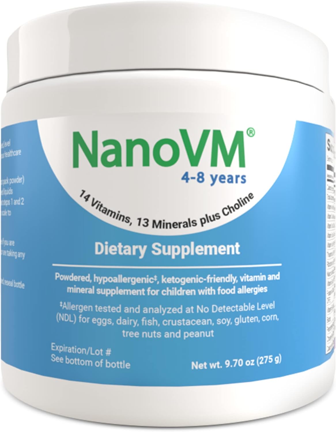 Amazon.com: NanoVM Solace Nutrition 4-8 Years, Allergen-Free Kids ...