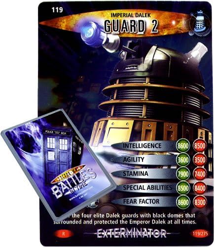 Doctor Who - Single Card : Exterminator 119 Imperial Dalek Guard 2 Dr ...