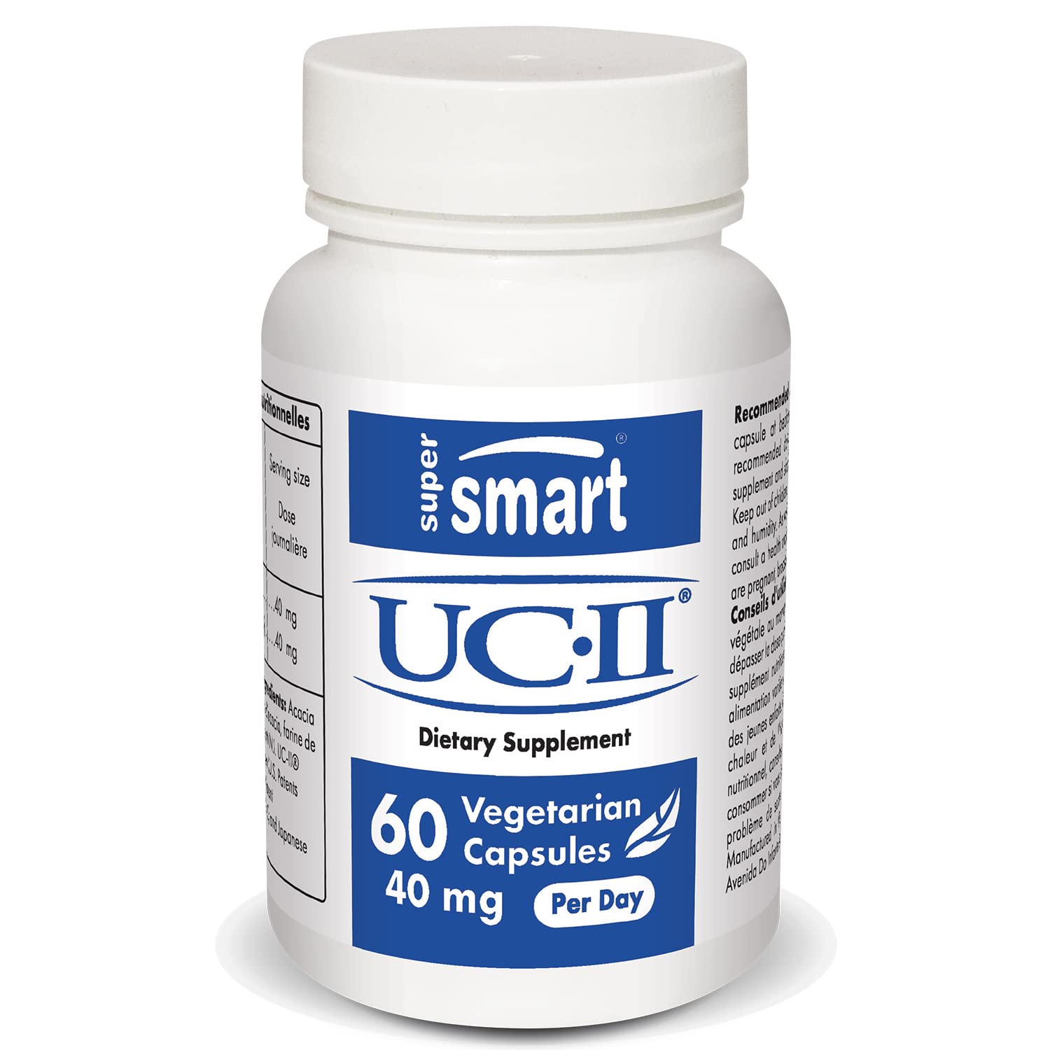 Buy SuperSmart - UC II Supplement 40mg per Day (Premium Collagen ...