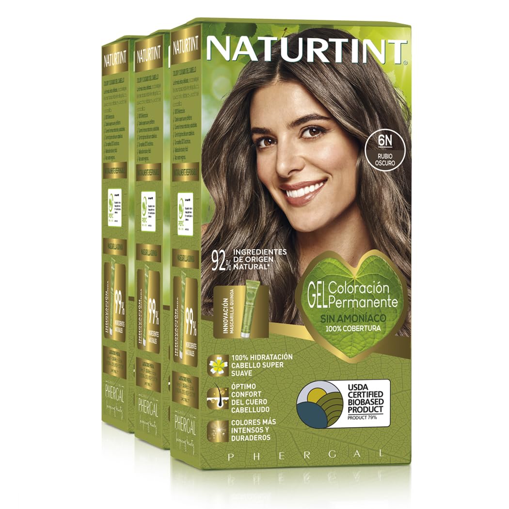 Naturtint 100% gray coverage and hydration, plants and oils Ingredients ...