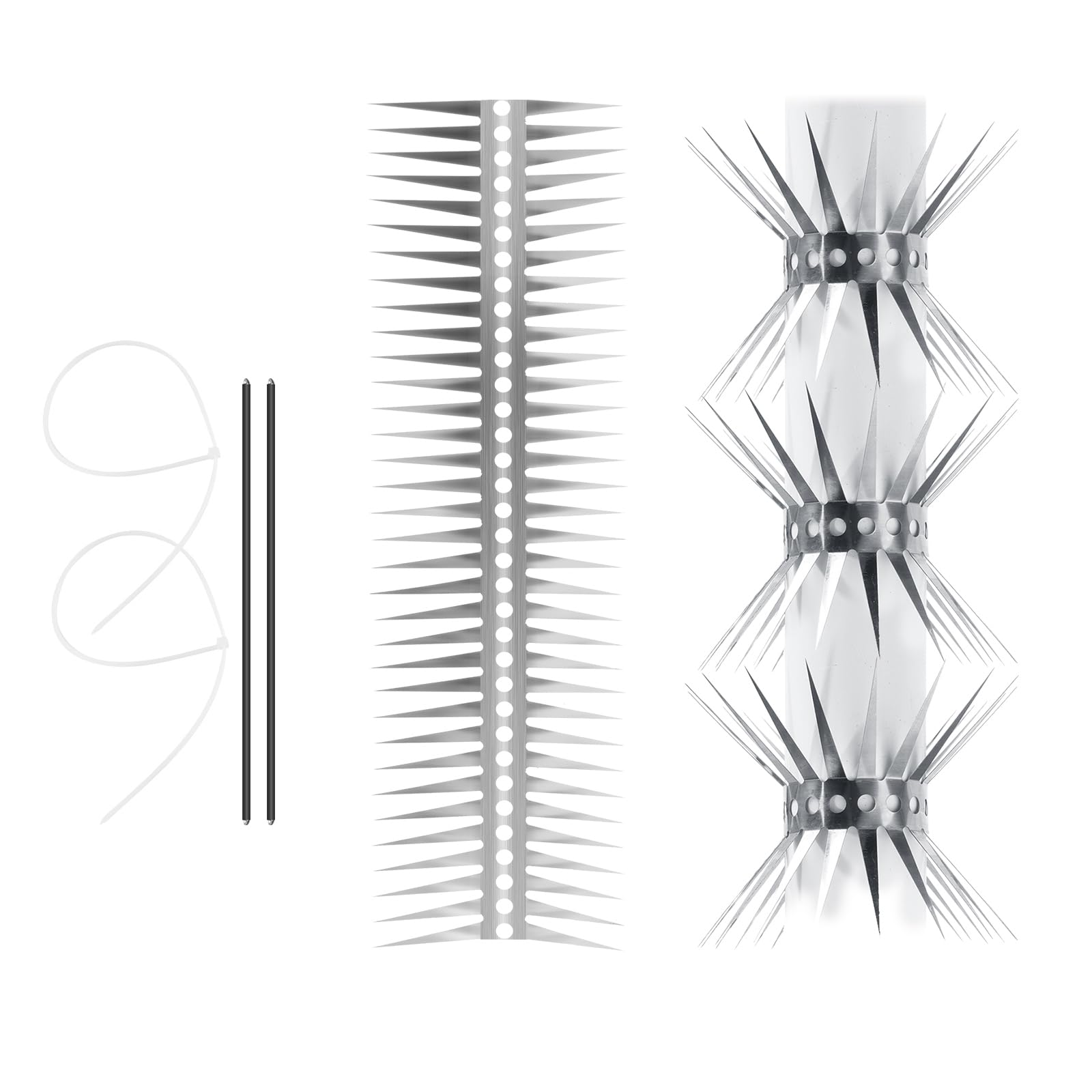 Amazon.com : YXYBST Bird Spikes Stainless Steel Fence Spikes for ...