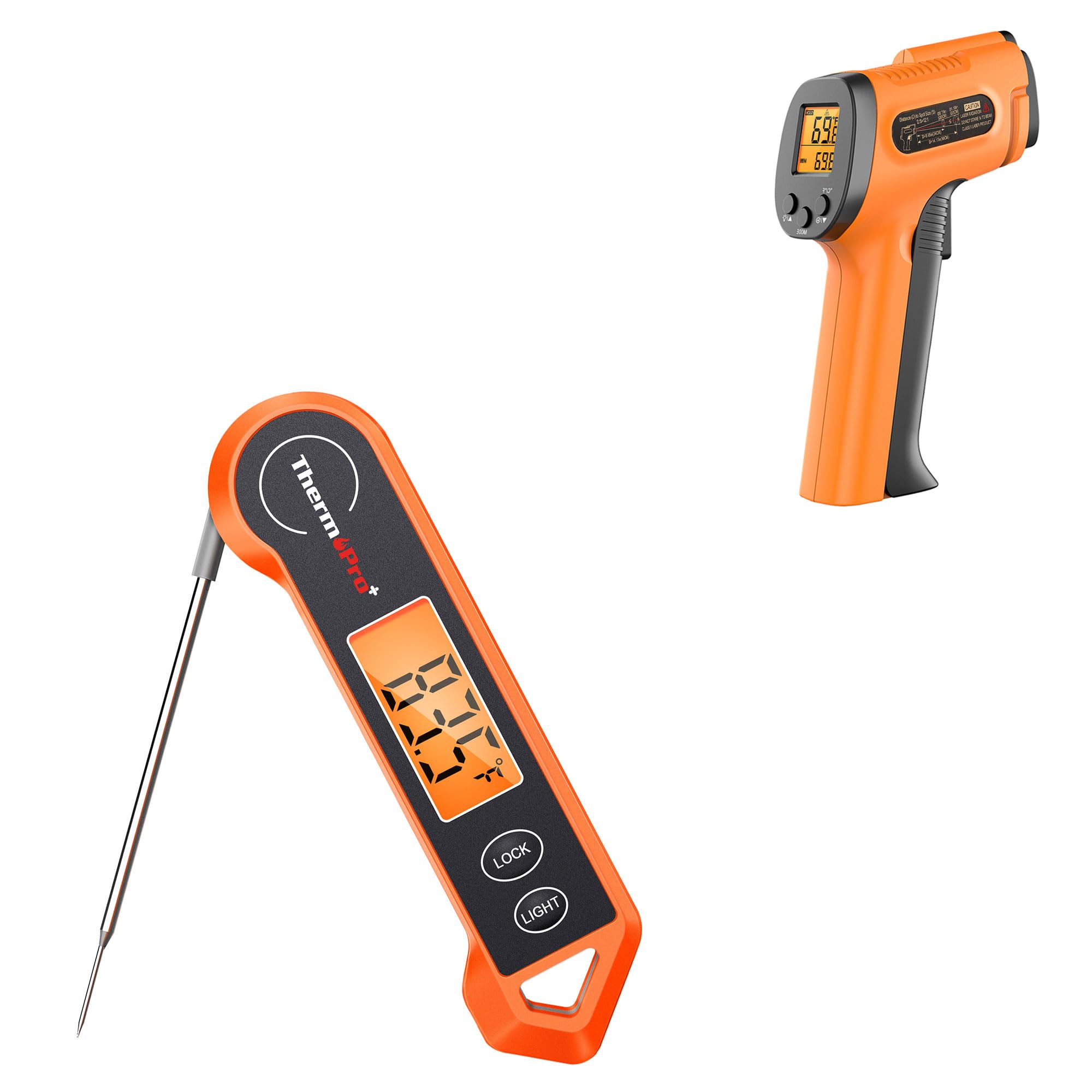 Amazon.com: ThermoPro TP30 Infrared Thermometer Gun, Laser Thermometer ...