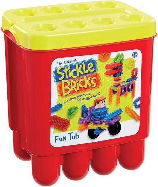 Stickle Bricks Fun Tub Creative Construction Toy For Toddlers Boosts ...