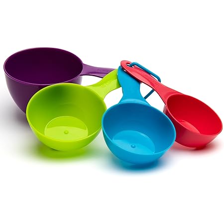 Sass & Belle Retro Pastel Measuring Cups - Set of 4 : Amazon.co.uk ...