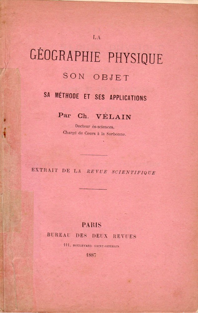Amazon.in: Buy La Géographie physique, son objet, sa méthode et ses ...