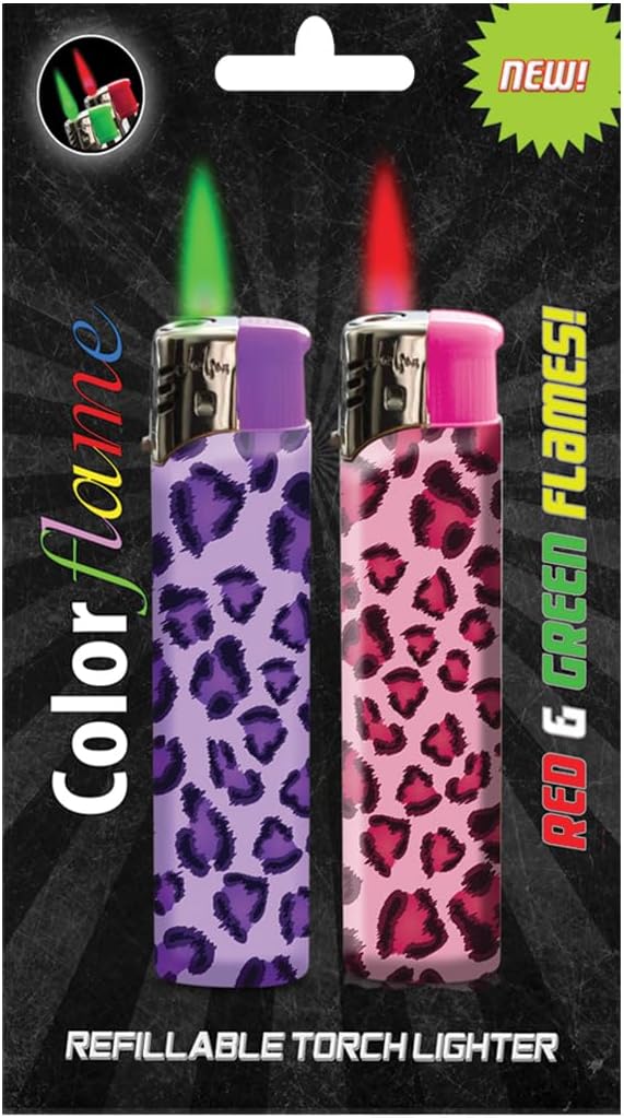 Amazon.com: Amazing Color Flame Fire Butane Colorflame Colorful Torch ...