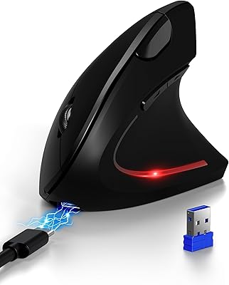 Amazon.com: Ergodriven Om Handshake Vertical Mouse | Wireless Ergonomic ...