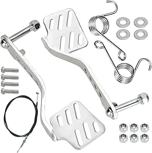 Amazon.com: Go Kart Brake Throttle Pedals Compatible with 1960C 6.5HP ...