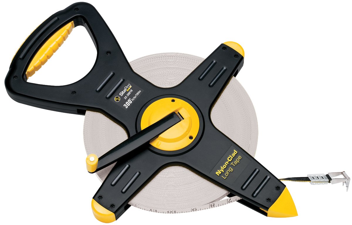Snapklik.com : 32-30010 300-Feet Nyclad Steel Tape