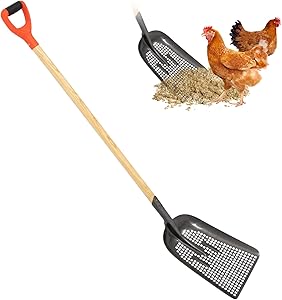 Amazon.com : Hymula Large Sifting Scoop Shovel, Sifter Treasure Steel ...