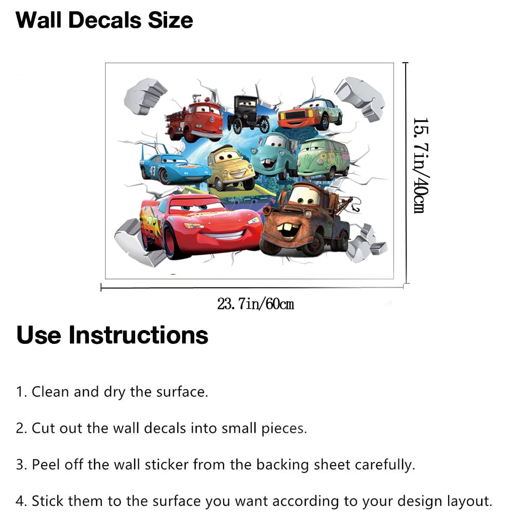 Lightning Mcqueen Sticker Chart Lightning McQueen Car" Poster For Sale