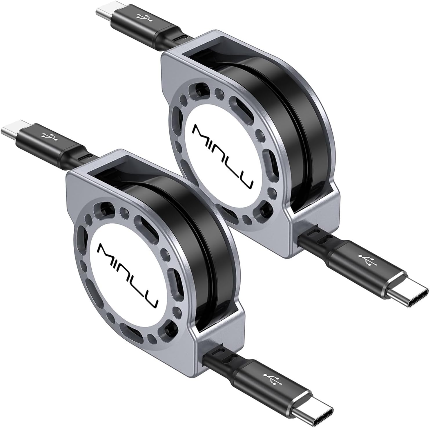 Amazon.com: USB Type C Cable Fast Charging 3.3FT Retractable Cell Phone ...