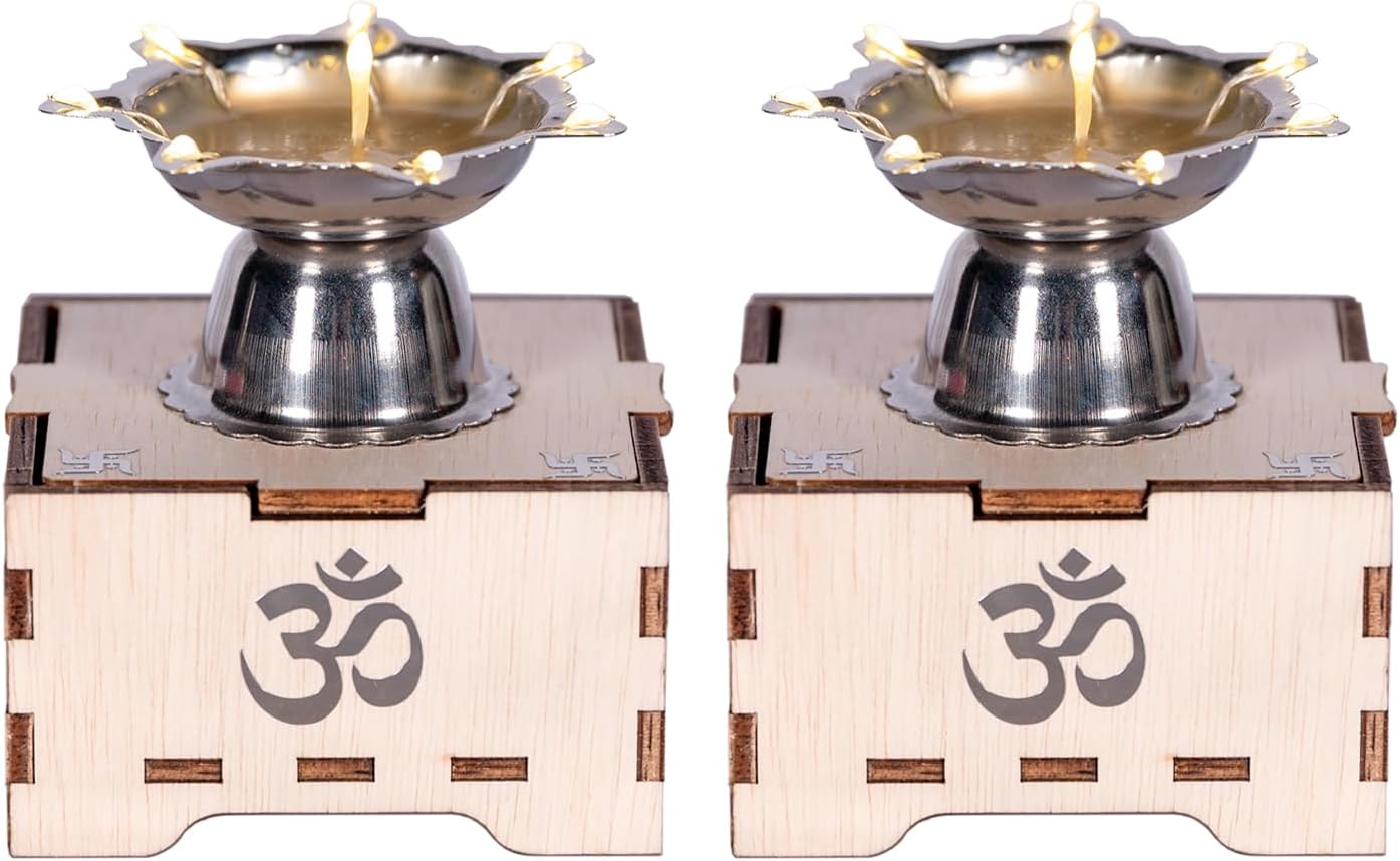 Buy SolarBasket Akhand Solar Diya for Puja,Temple,Home Decoration 6 ...