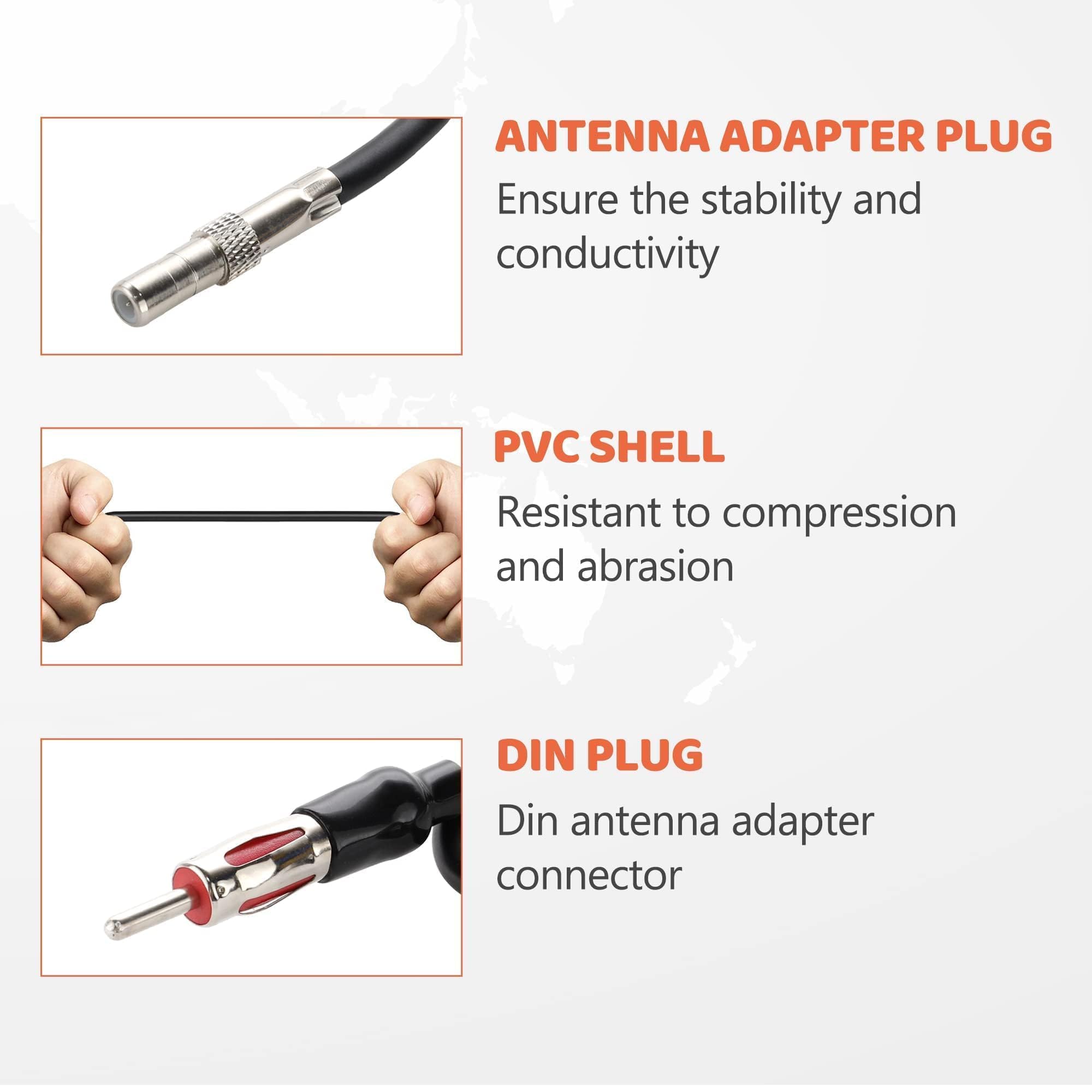 Snapklik.com : NuIth 70-6502 Car Radio Wiring Harness w/Antenna Adapter ...