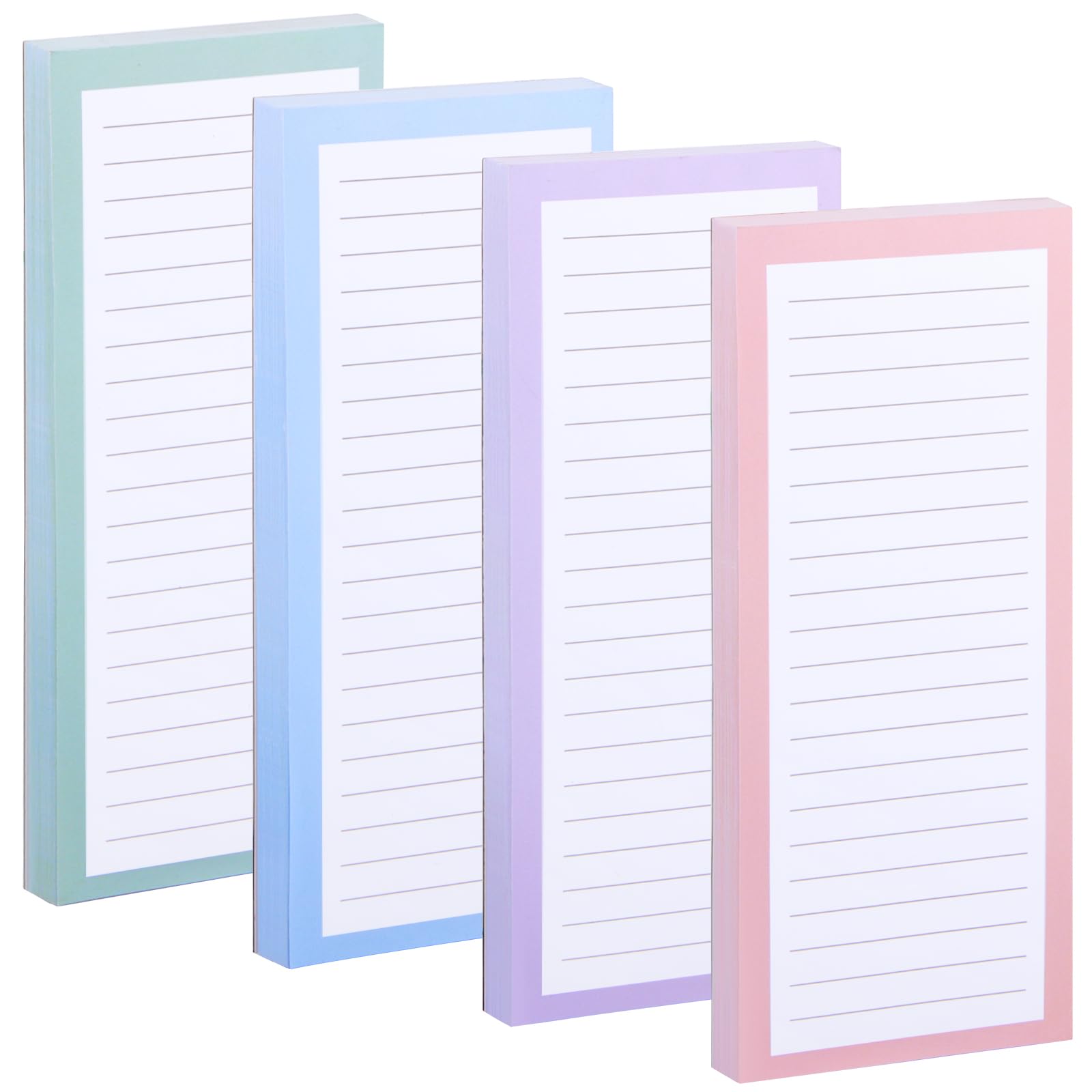 Amazon.com : 4 Pack Magnetic Notepads for Refrigerator，200 Pages ...