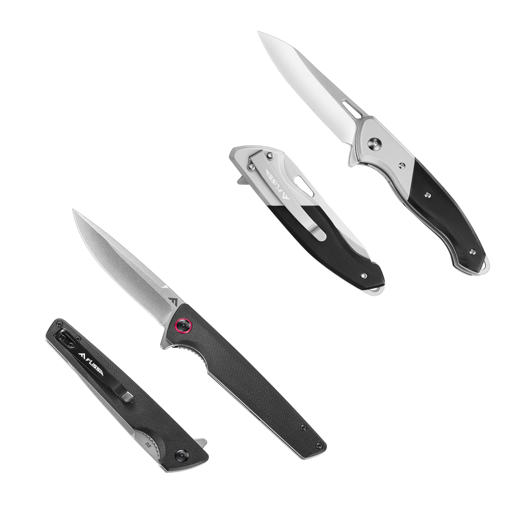 Amazon.com: FLISSA 4 inch Pocket Knife 3.5 inch Pocket Knife with ...