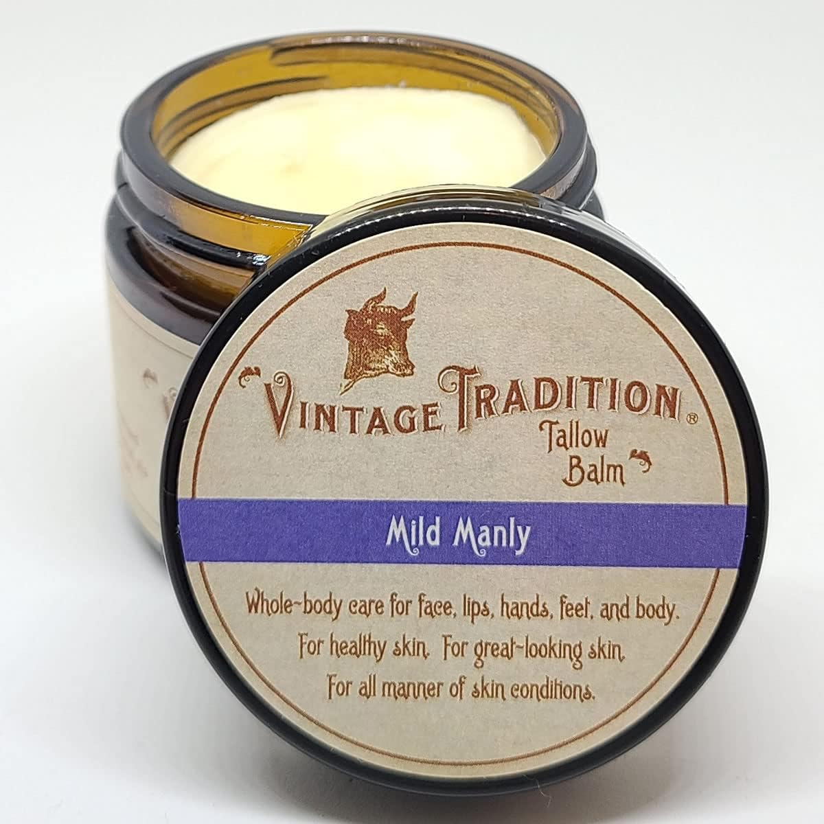 Amazon.com : Vintage Tradition Epic Glow Beef Tallow Balm – Glow ...