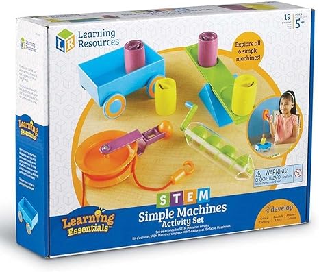 Learning Resources Stem Simple Machines Activity Set, Science - Amazon ...