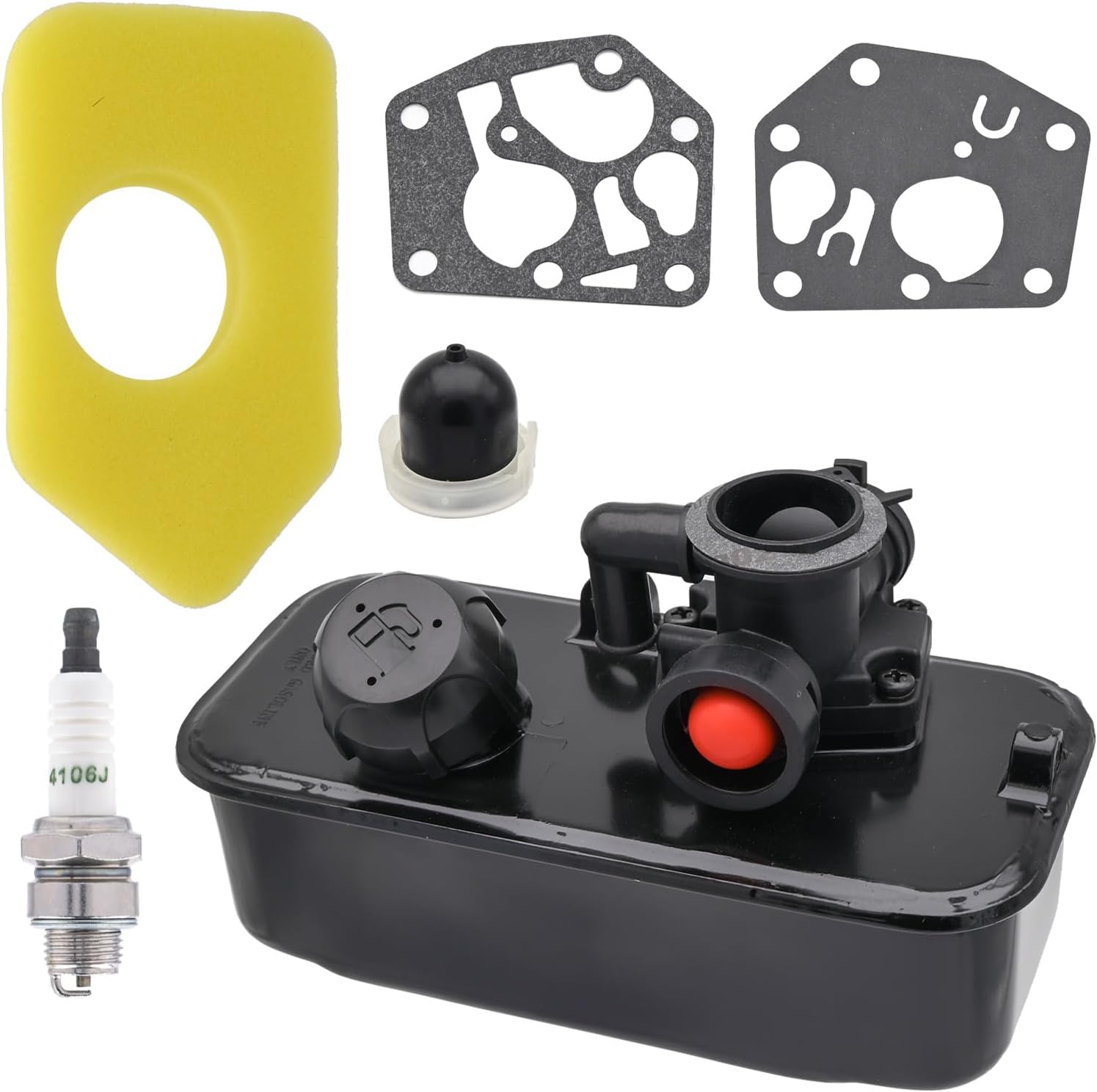 Amazon.com: BlueStars 494406 Fuel Tank and 795477 Carburetor ...