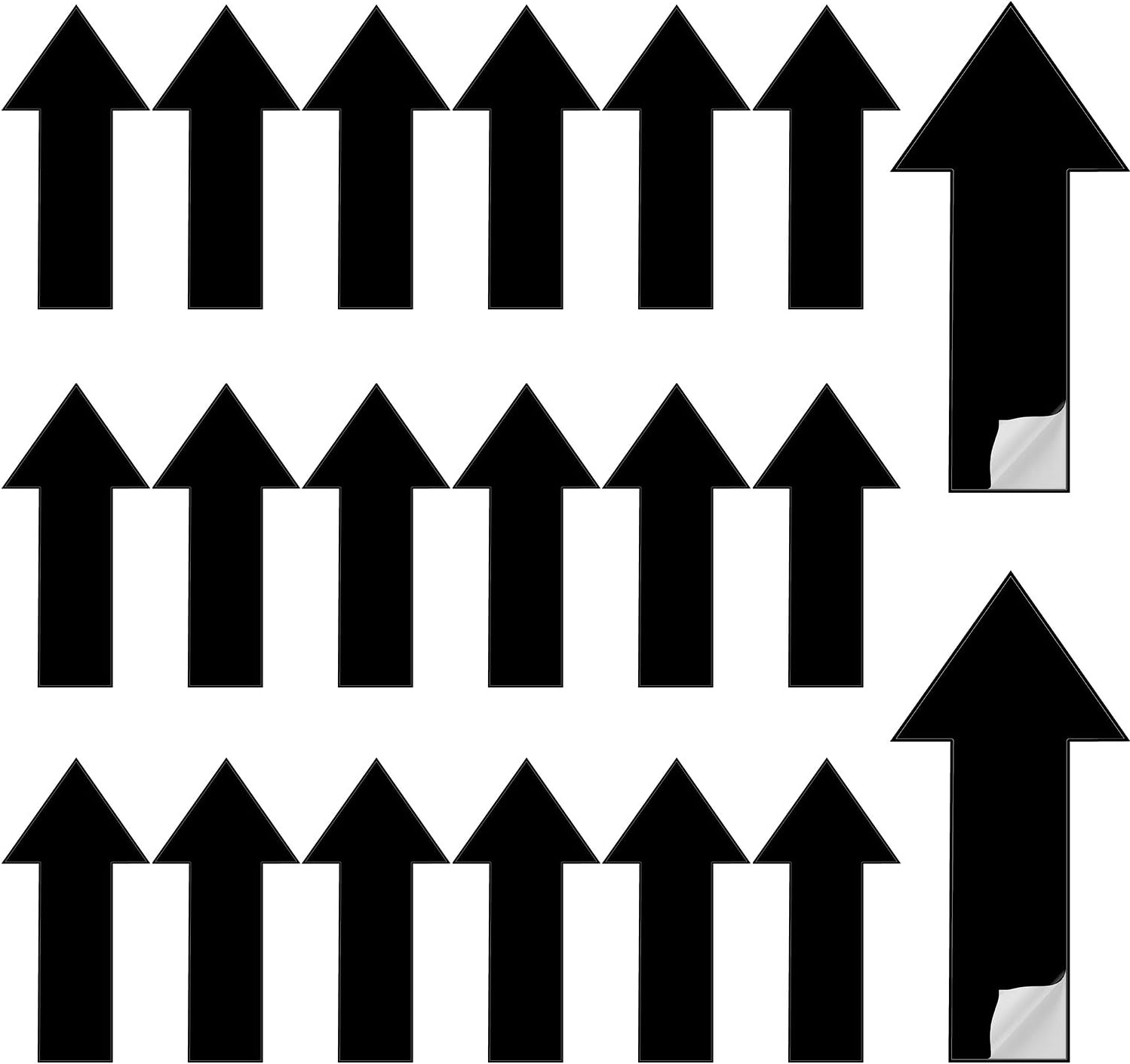 Amazon.com: 30 unidades de pegatinas de flecha removibles adhesivas ...