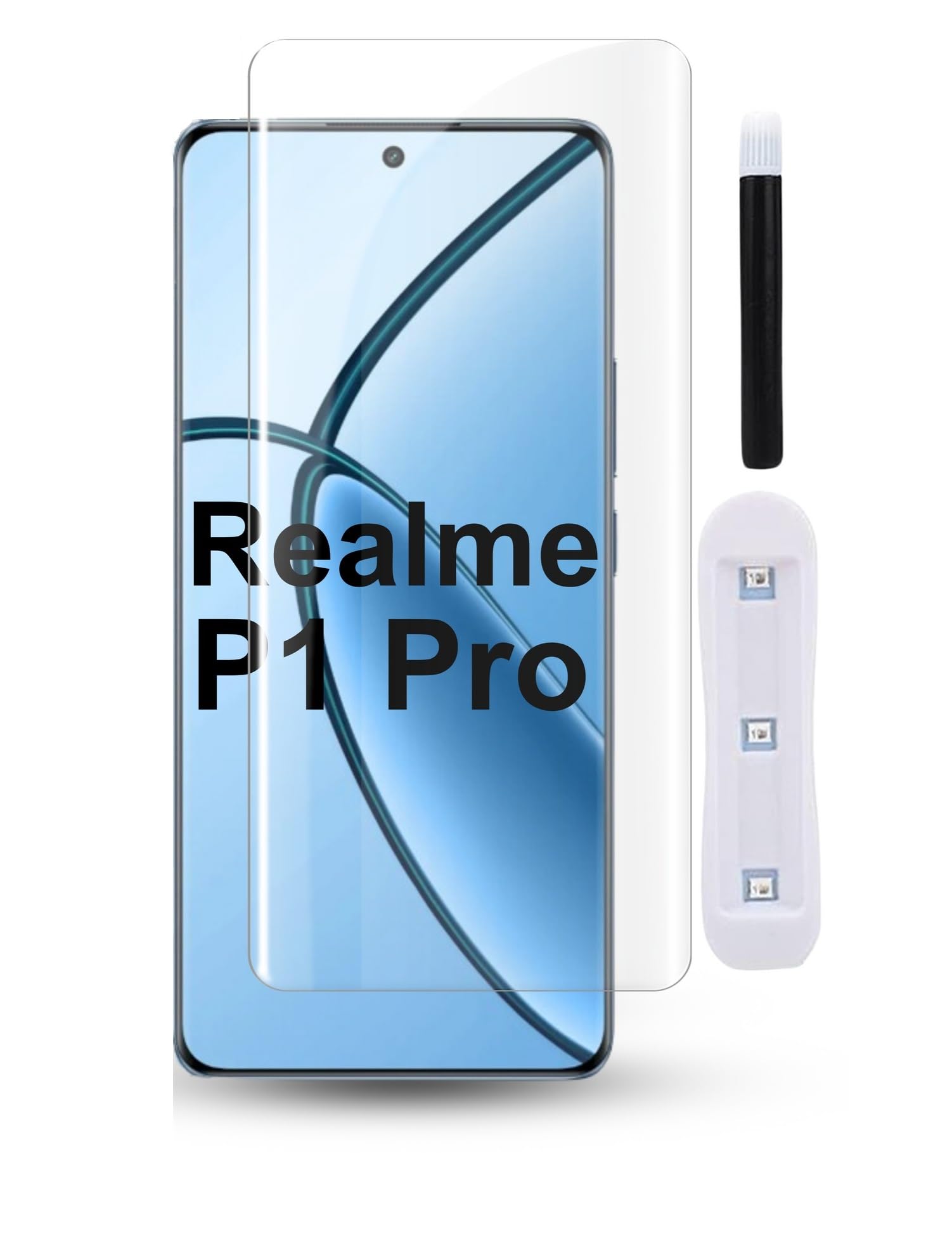 Dl3 Mobilak Full Glass Screen Protector For Realme P1 Pro 5G Tempered ...