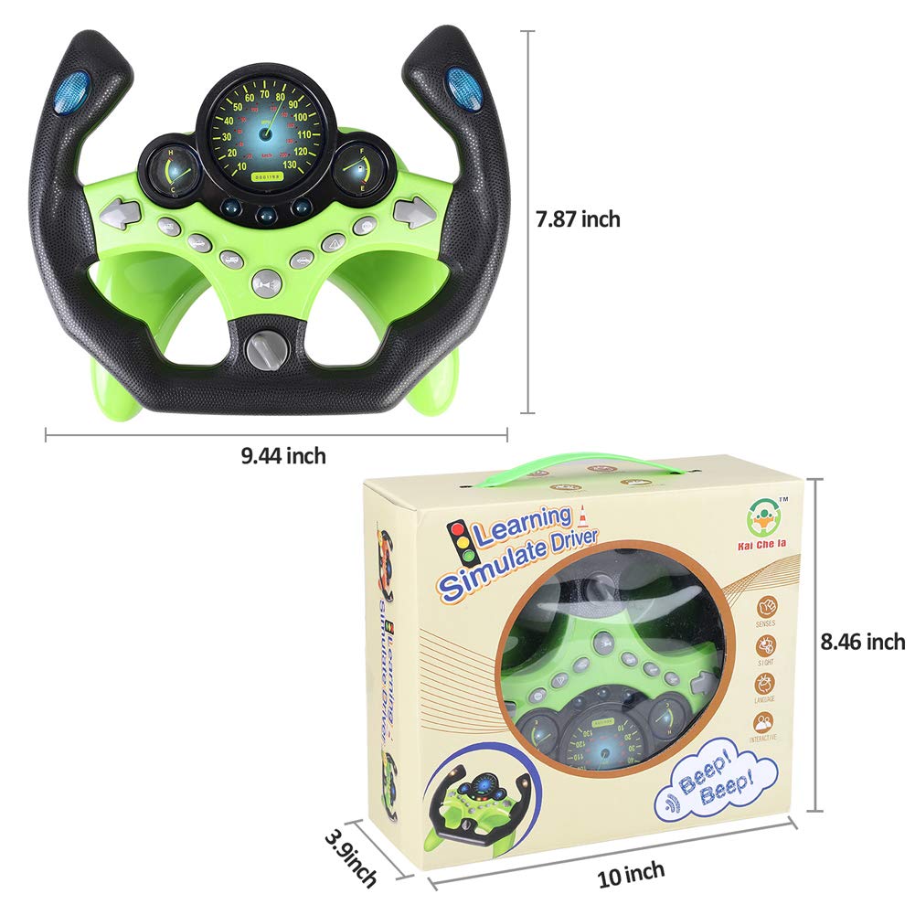 Snapklik.com : Coherny Steering Wheel Toy Driving Controller Portable ...