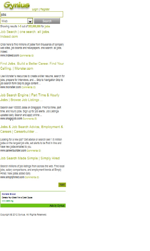 Gynius.com - New Meta Search Engine Rewards Network App - App on Amazon ...