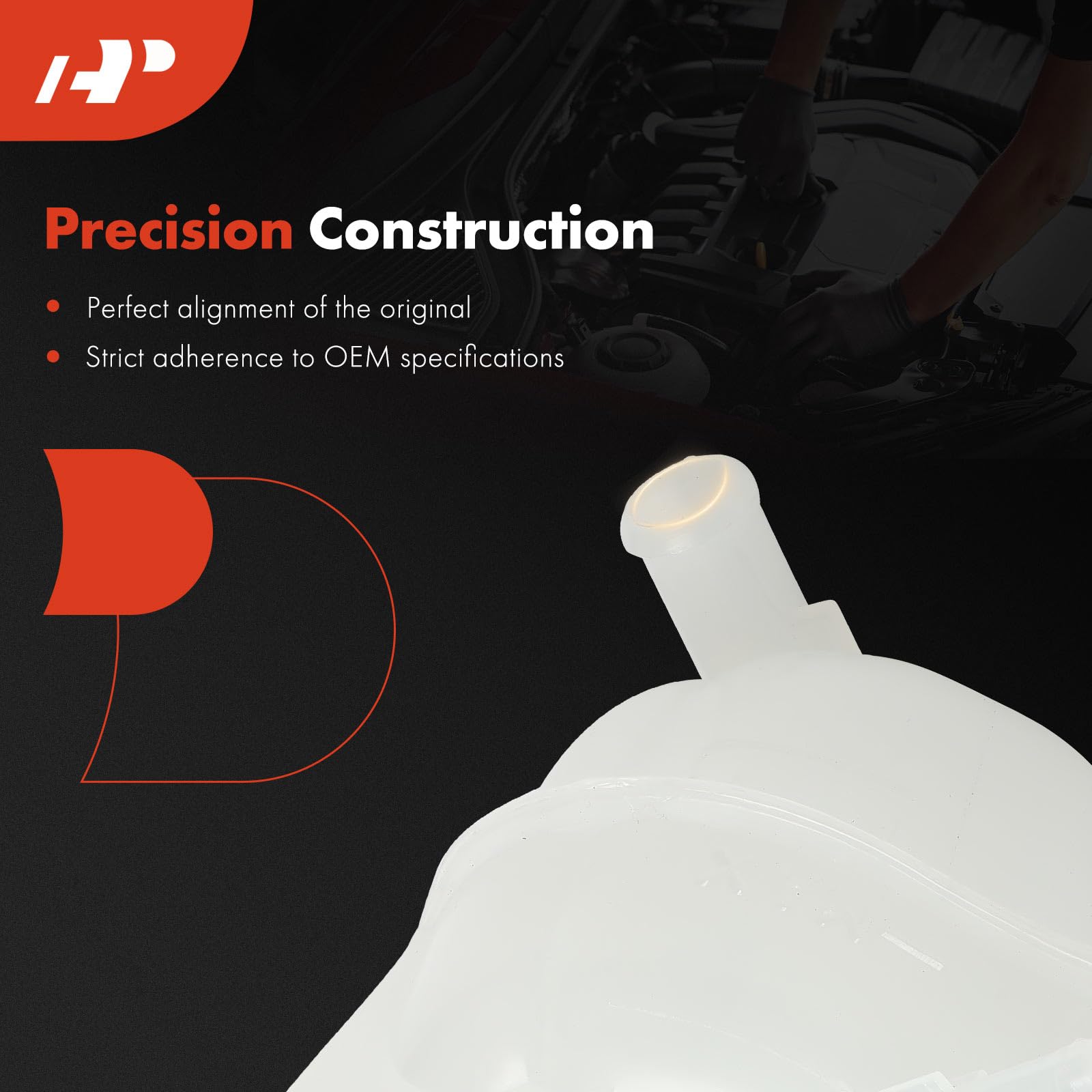 Coolant Overflow Tank A-Premium Front Engine Coolant Overflow Recovery ...