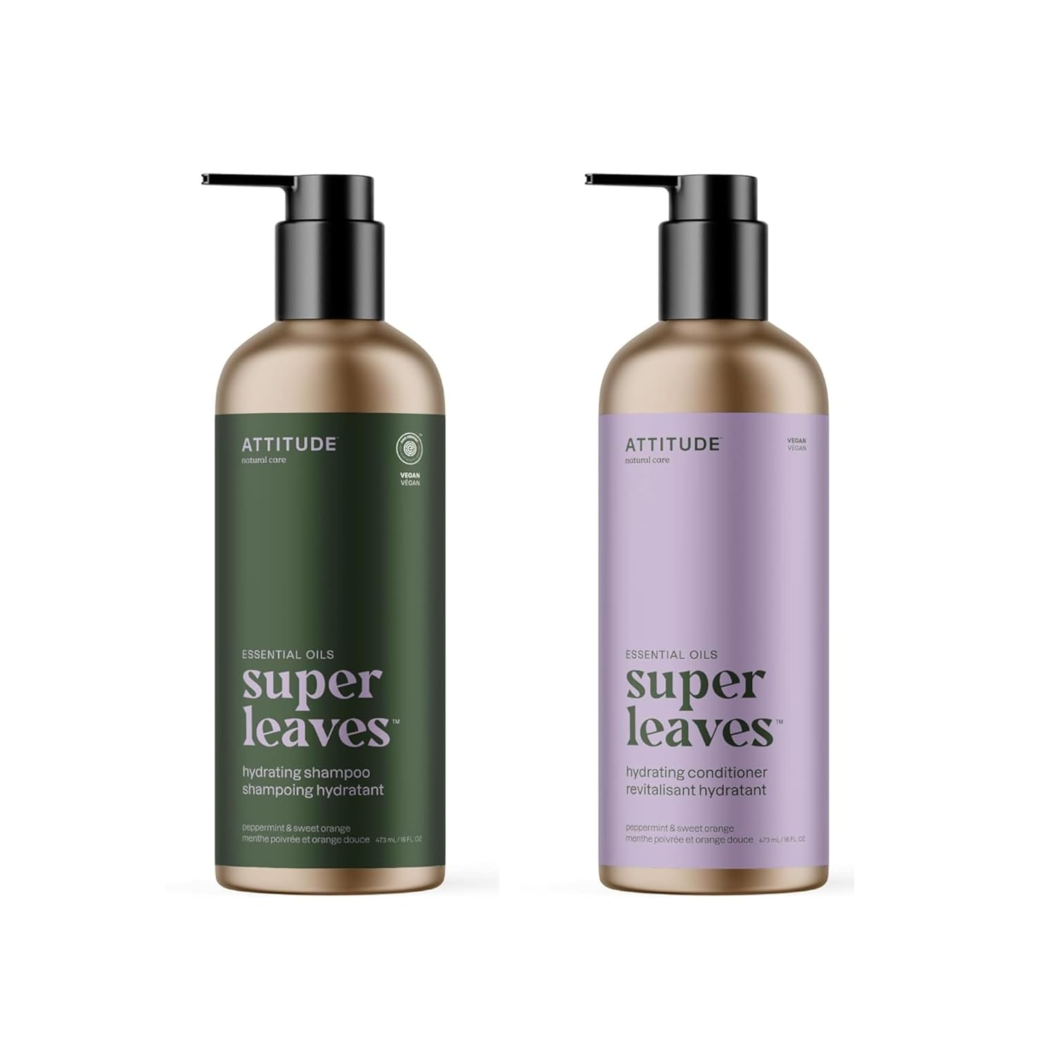 Amazon.com : Bundle of ATTITUDE Hair Shampoo & Conditoner with ...