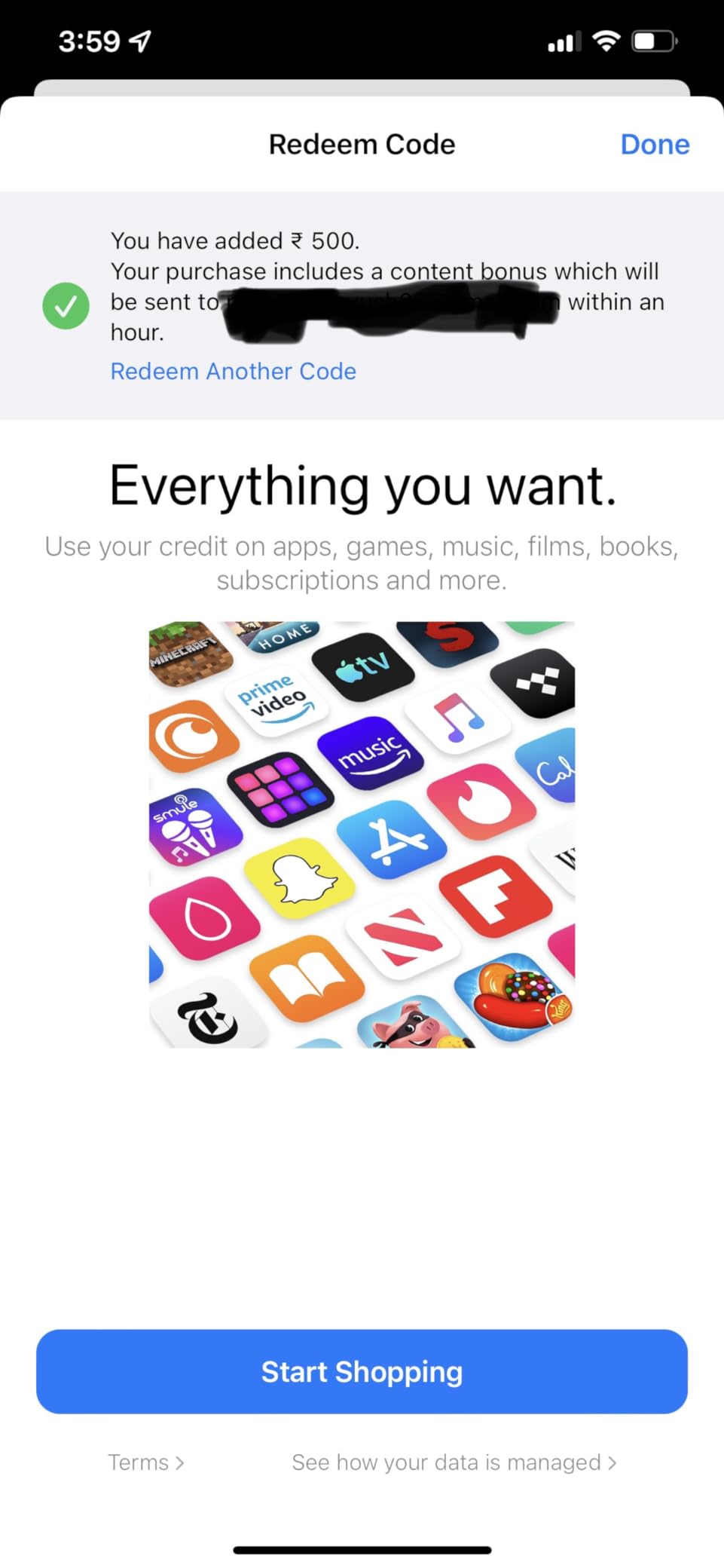 Apple Inc. App Store Code - For India - Delivered via Email : Amazon.in ...