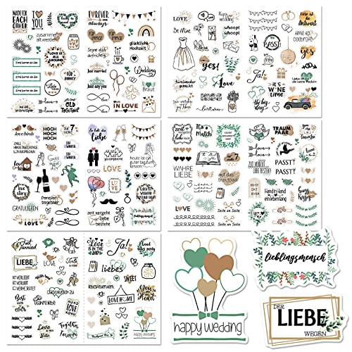 Hochzeitssticker – Die 15 besten Produkte im Vergleich - Hausbauberater ...