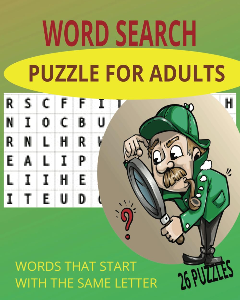 Amazon.com: WORD SEARCH PUZZLE FOR ADULTS: WORDS THAT START WITH THE ...