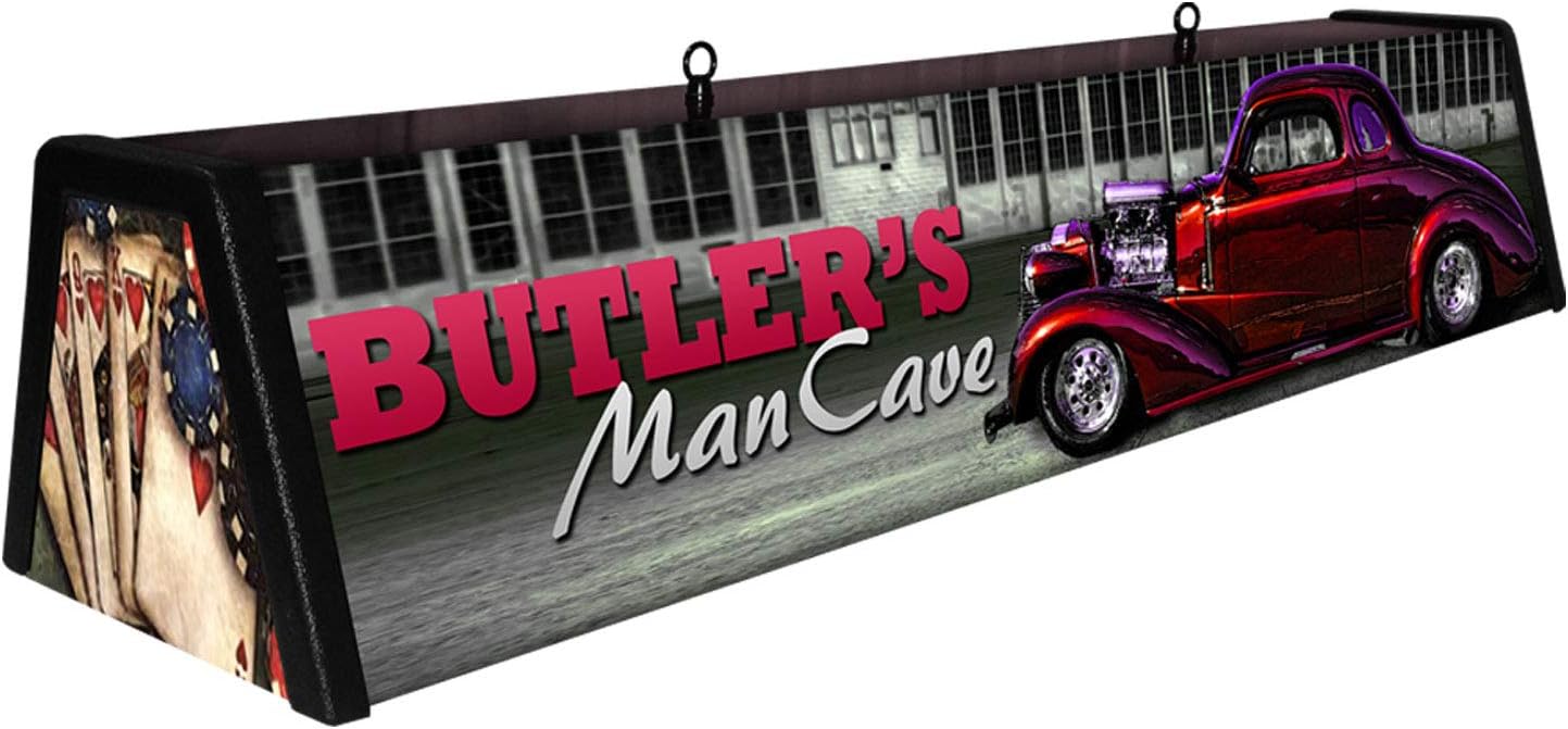Amazon.com: 44" Personalized Acrylic Pool Table Light, Custom Classic ...