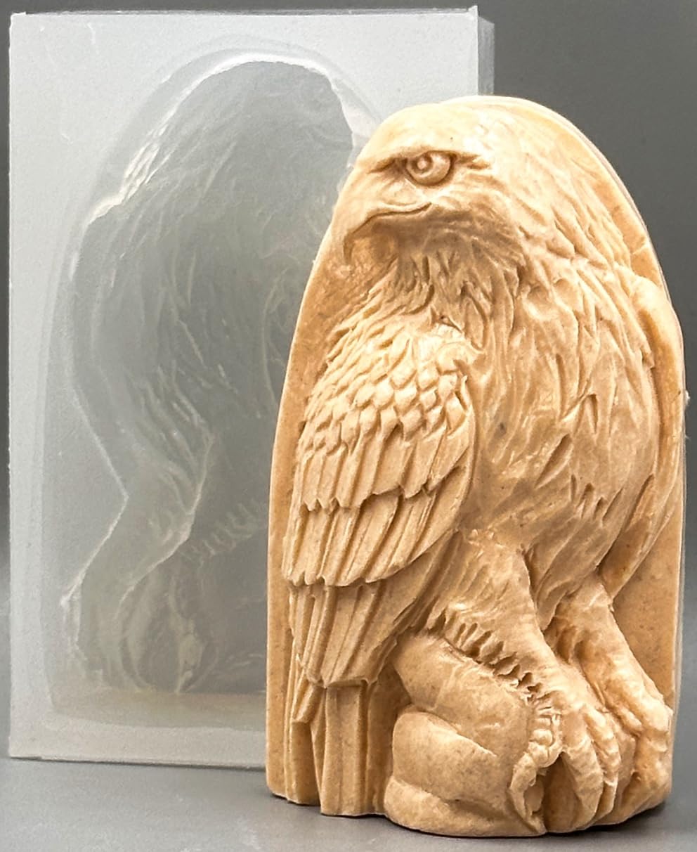 Amazon.com: Eagle Silicone Mold SOAP Plaster Wax Resin Clay Hawk