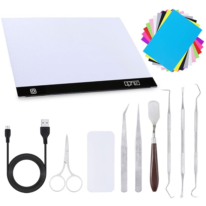 Buy Caydo 20 Pieces Craft Vinyl Tools Set Vinyl Weeding Tools with A4 ...