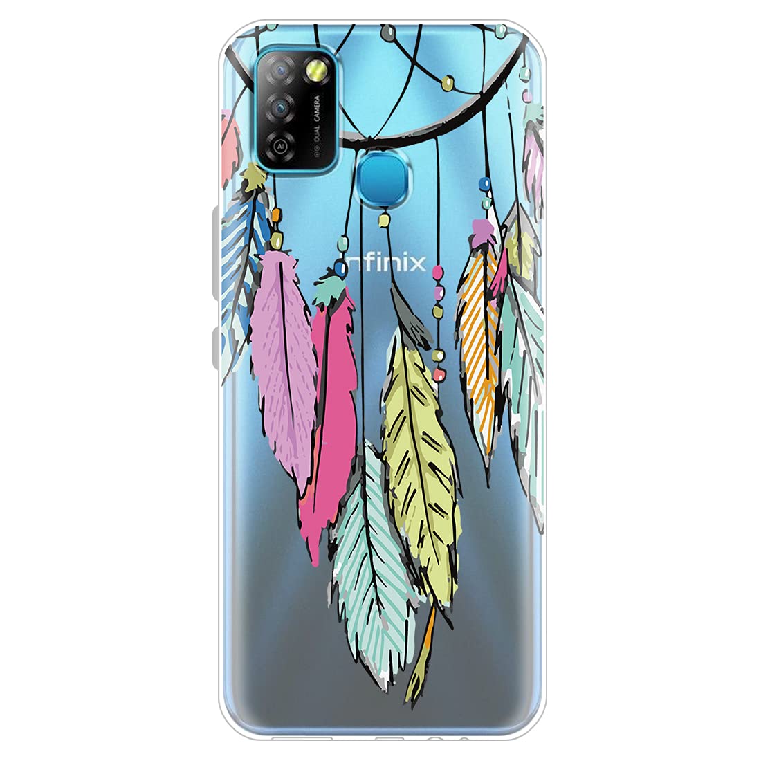 Fashionury Shock Proof Protective Soft Transparent Printed Back Case ...