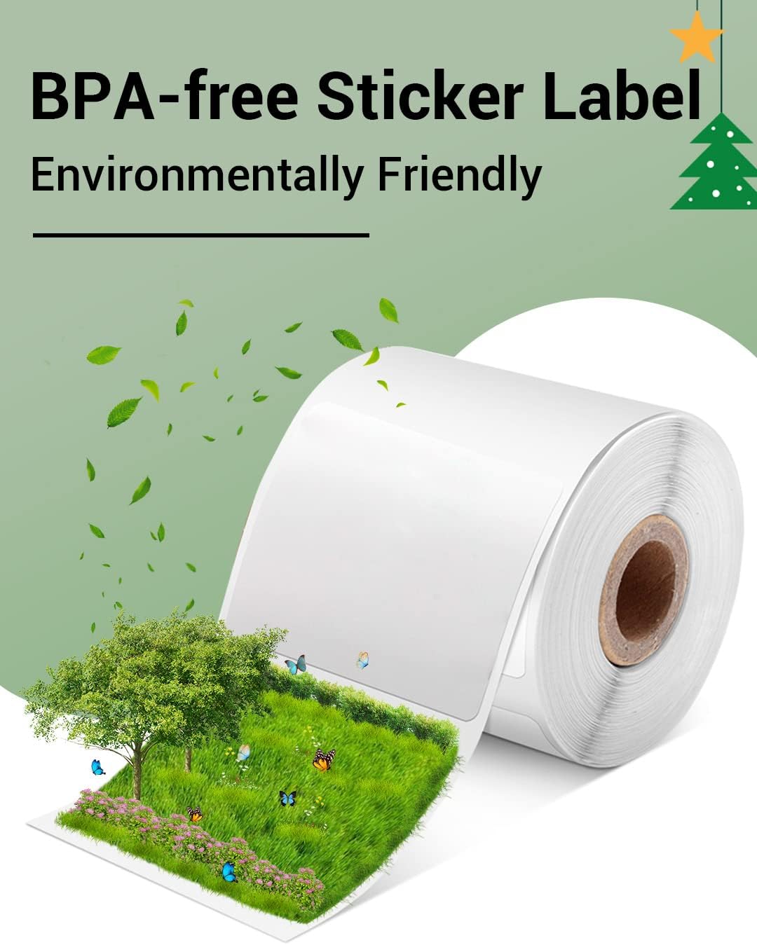 Phomemo Yellow Label M110 Labels for M110/M120/M200/M220 Label Printer ...