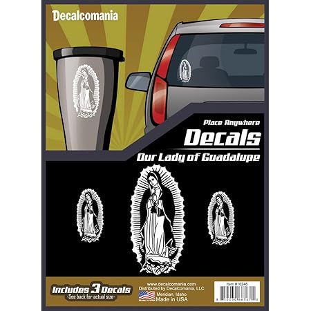Amazon.com: X Graphics Virgin Mary Virgen de Guadalupe Sticker Decal ...