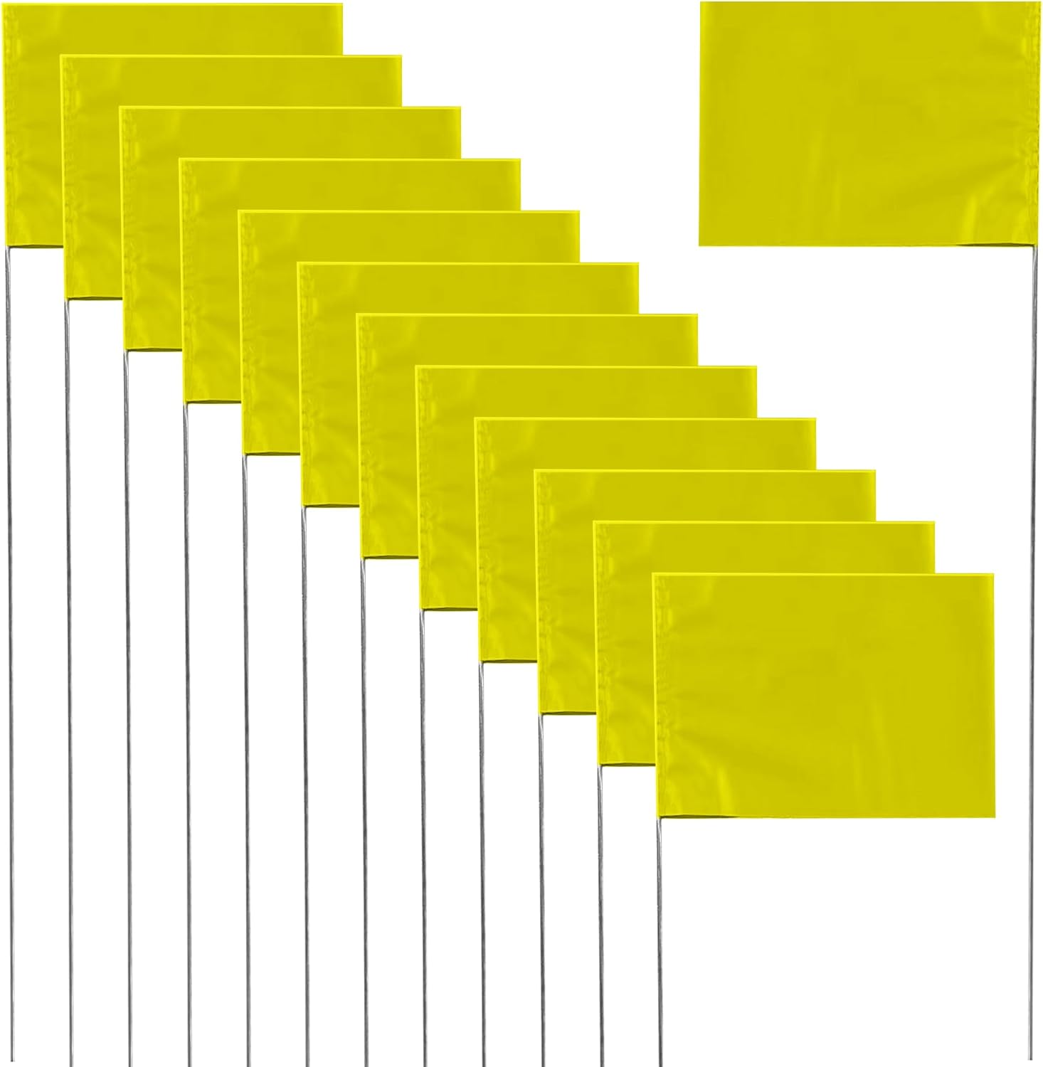 Amazon.com : XIJIXI 50 Pack Yellow 15 x 2.5 x 3.5 Inch PVC Rectangular ...