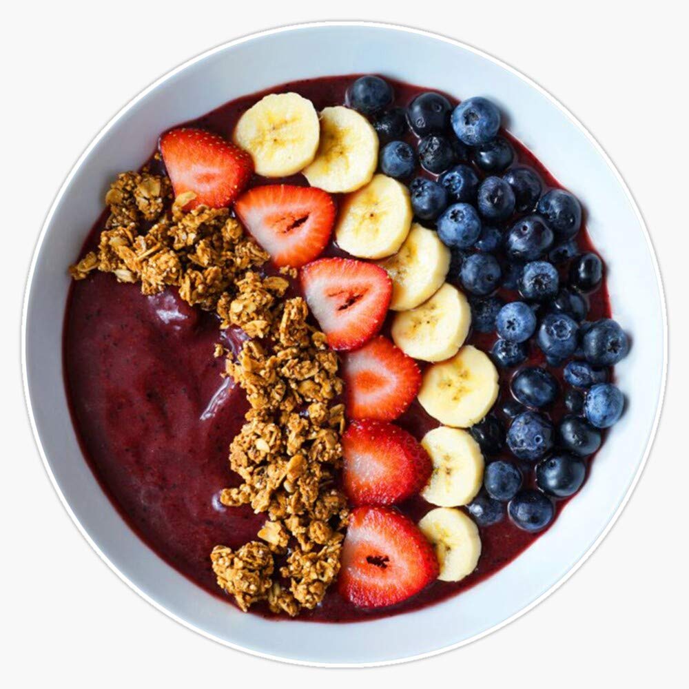 Amazon.com: Acai Bowl Sticker Vinyl Bumper Sticker Decal Waterproof 5 ...