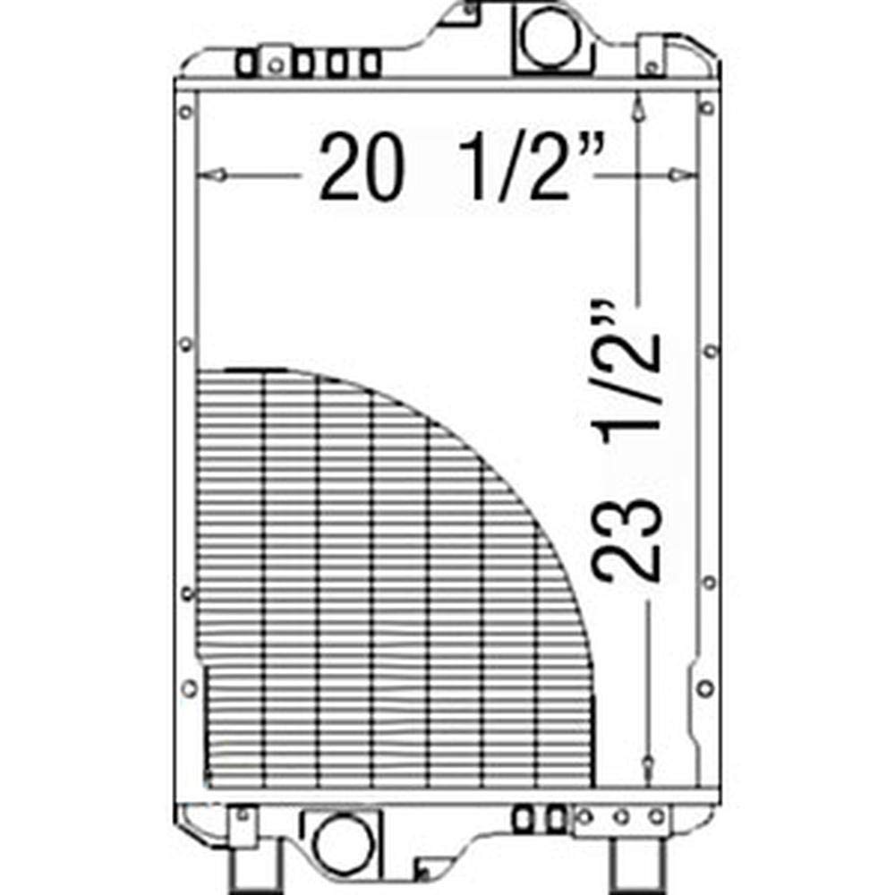 Amazon.com: RAParts 87352191 New Radiator Fits Case-IH Tractor Models ...