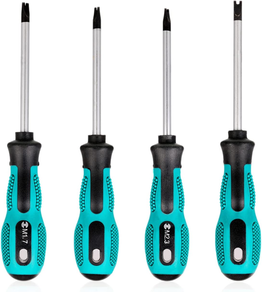 U Fork Screwdriver, 4Pcs Precision Screw Drivers Set, Multifunctional ...