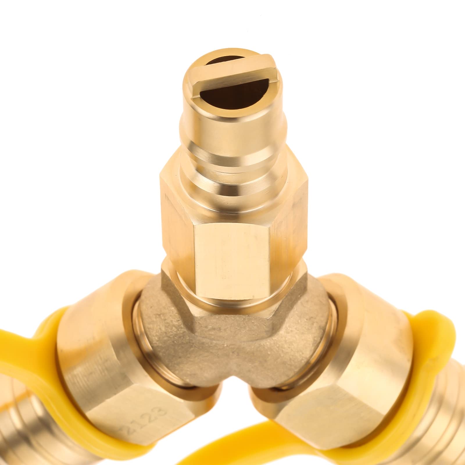 Snapklik.com : Lemfema 3/8” Y Splitter Natural Gas Quick Connect ...