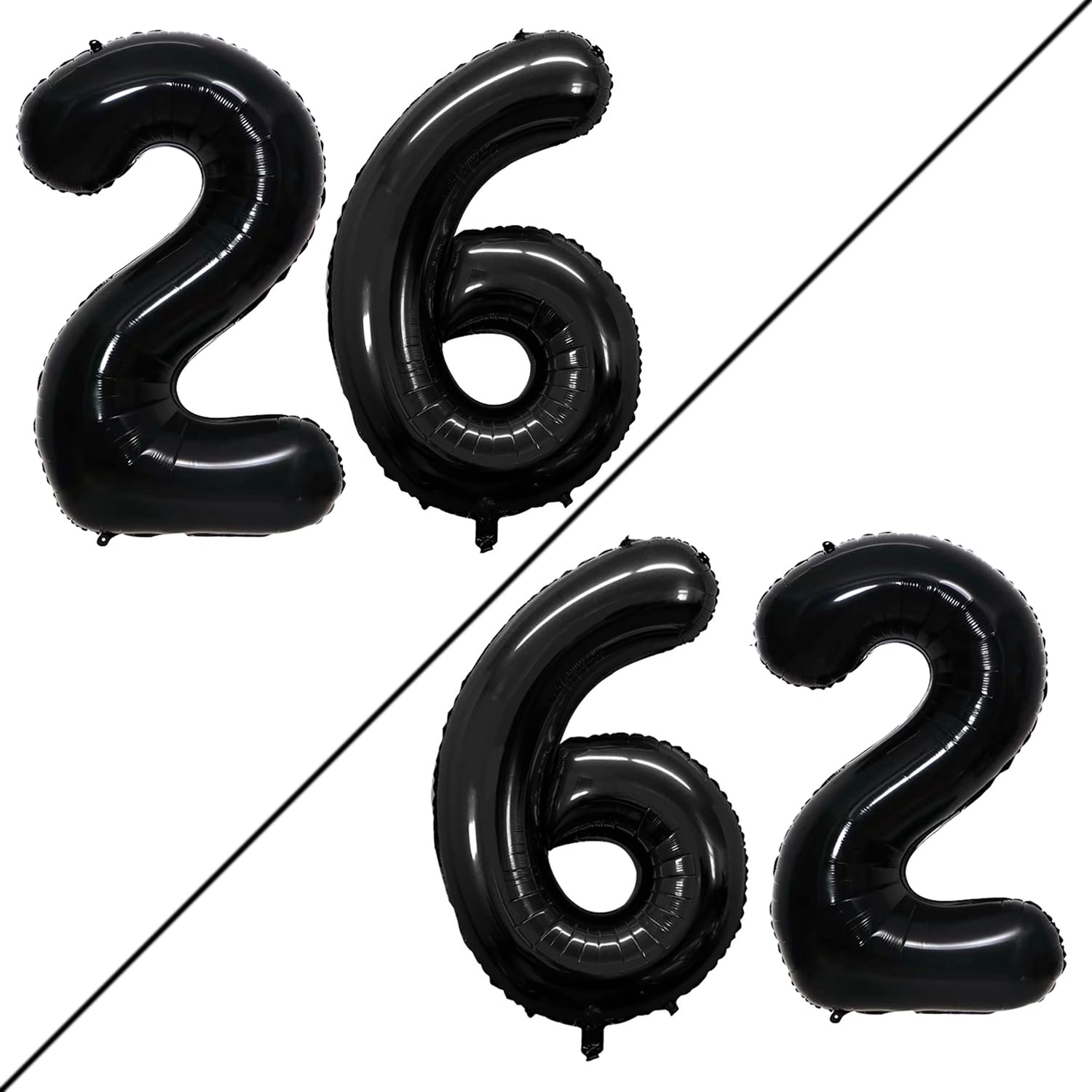 Snapklik.com : GOER Number 26 Balloons For 26th Birthday Party ...