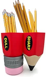 Amazon.com : CERAVI Sharp-Dull Pencil Holder, Pencil Shaped Pen Holder ...