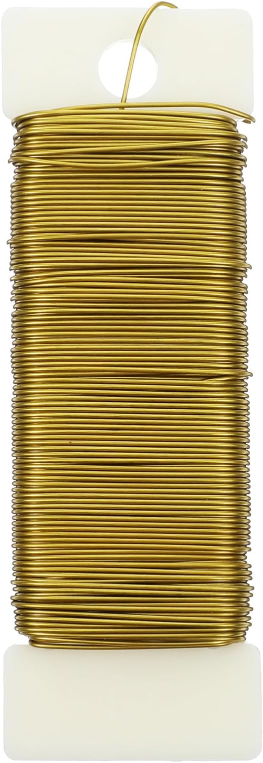 Amazon.com: 38 Yards 115 Ft 22gauge Metal Floral Wire, Flexible Paddle ...