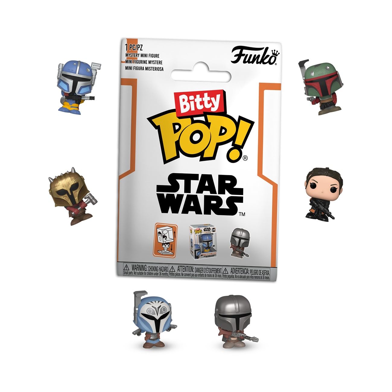 Funko Pop! Bitty Singles: The Mandalorian - 12 Piece Polybag, Figures ...
