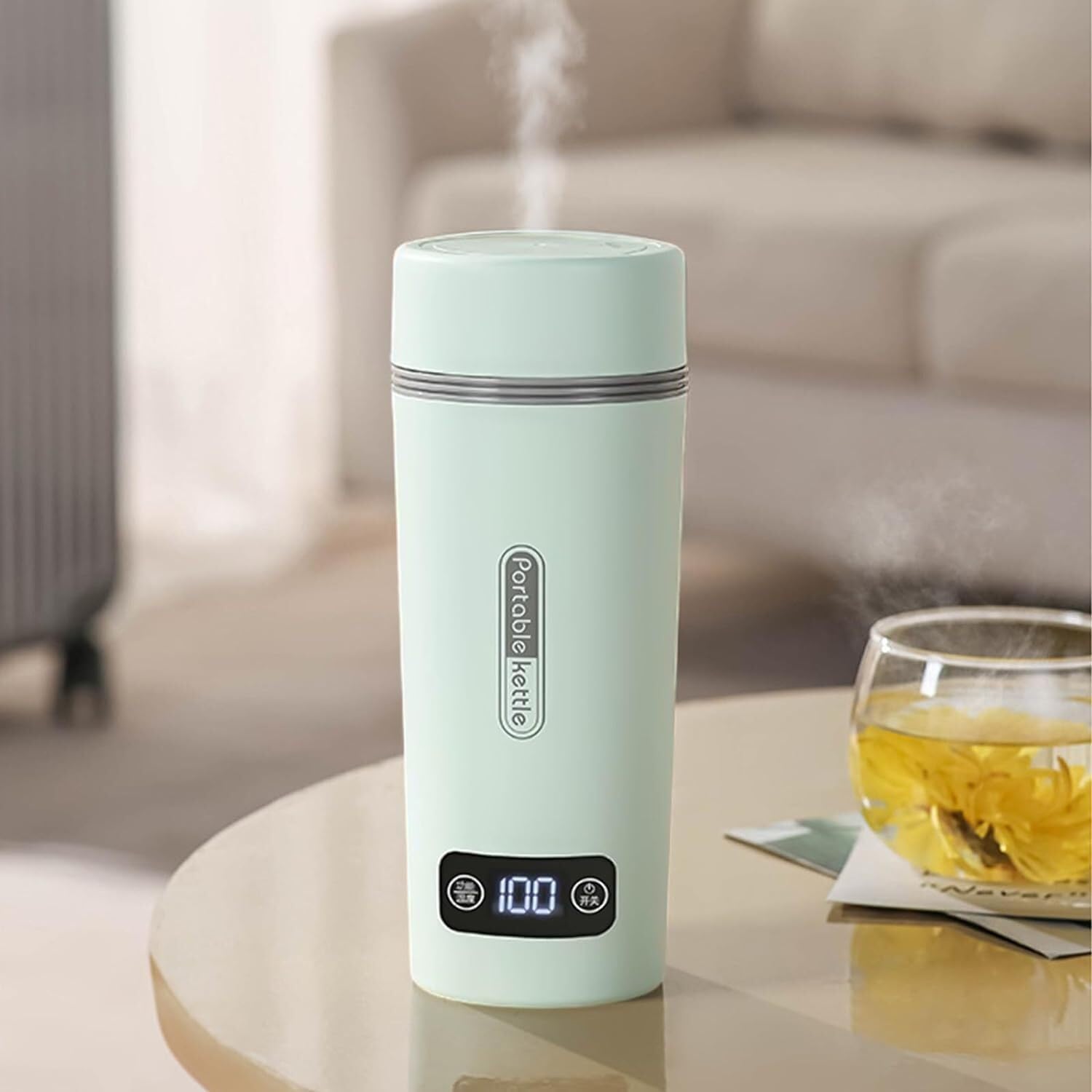 Amazon.com: Mini Electric Kettle, Portable Kettle Water Boiler 350ml ...