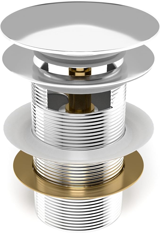 Fibetter Pop-up Drain for Freestanding Tub, Free Standing Bathtub Drain ...