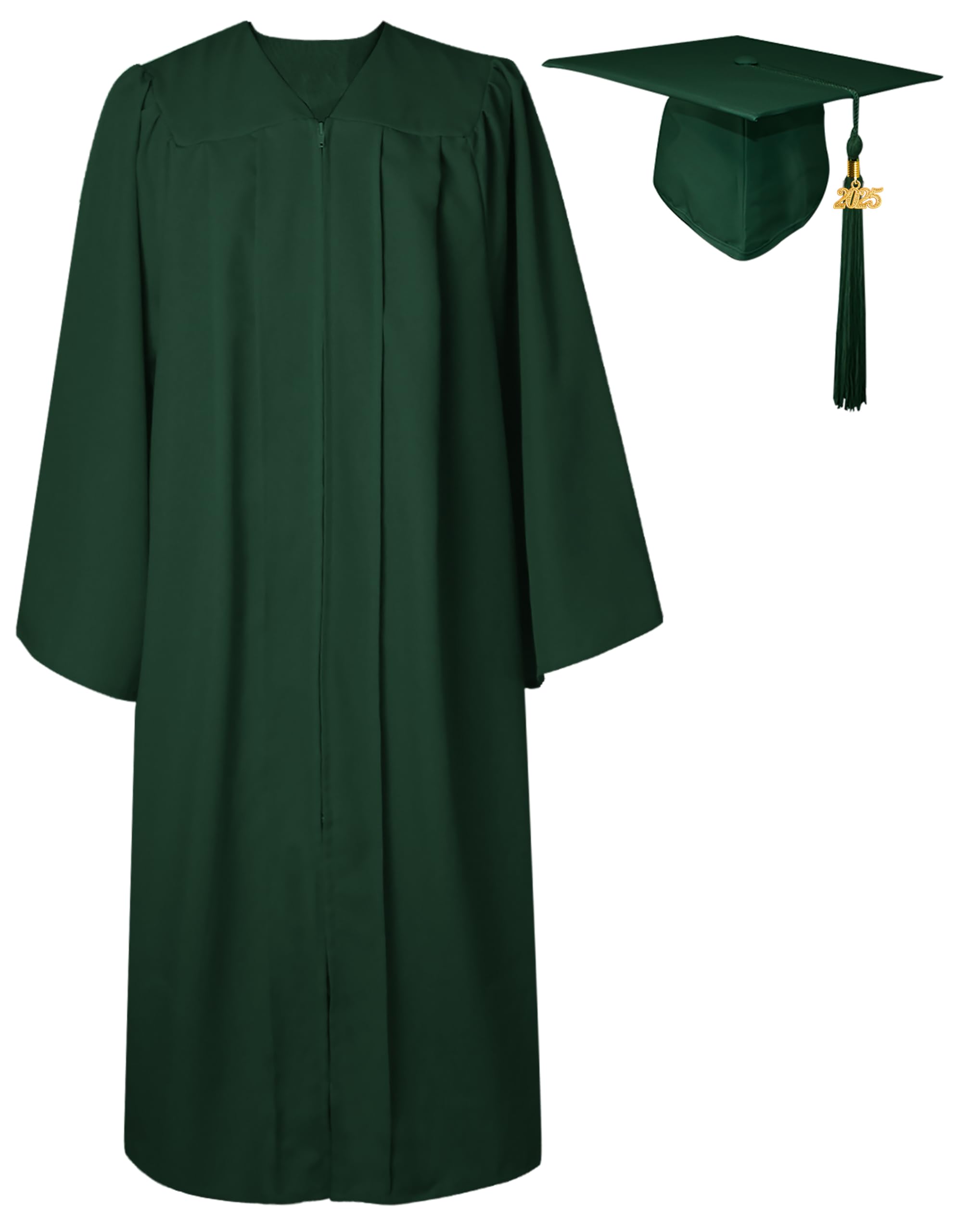 Snapklik.com : GraduatePro Matte Graduation Cap And Gown 2025 Set Bulk
